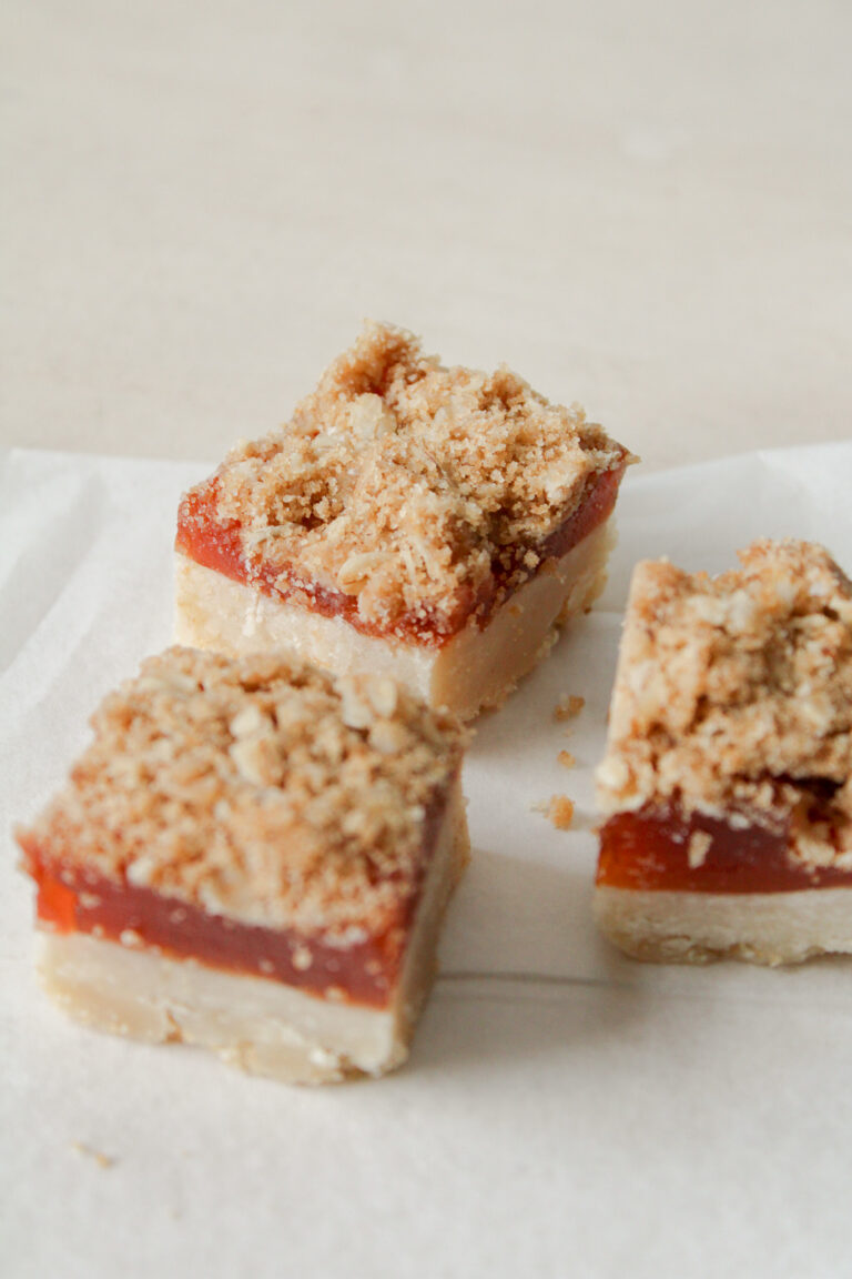 Easy Guava Shortbread Bars - Lily P Crumbs